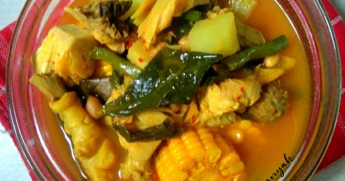 Resep Sayur Goreng Asam (Pakai Balungan Ayam) oleh Nyanyah - Cookpad
