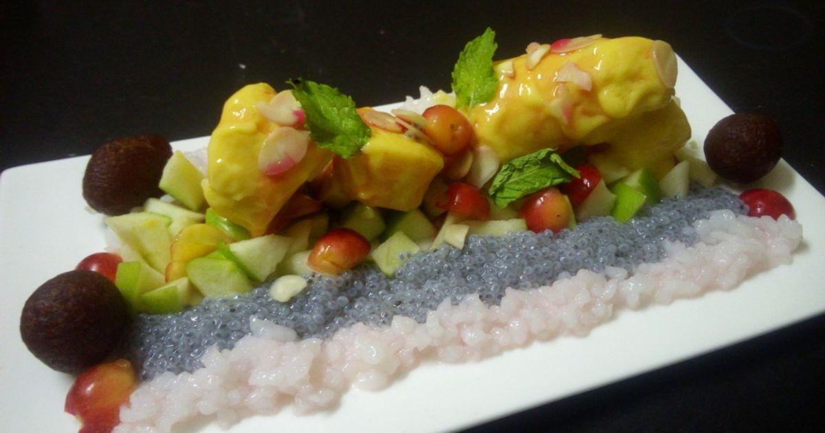 Mango Rosy Kulfi With Falooda Recipe by Chandu Pugalia - Cookpad