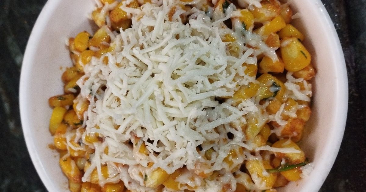 Cheesy Masala Sweet Corn Recipe by Preeti V. Salvi - Cookpad