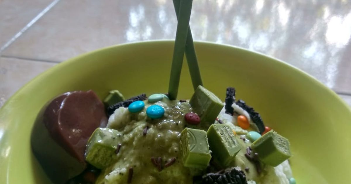 Resep Patbingsu Matcha (Es Kepal Matcha) oleh Roro Cooking - Cookpad