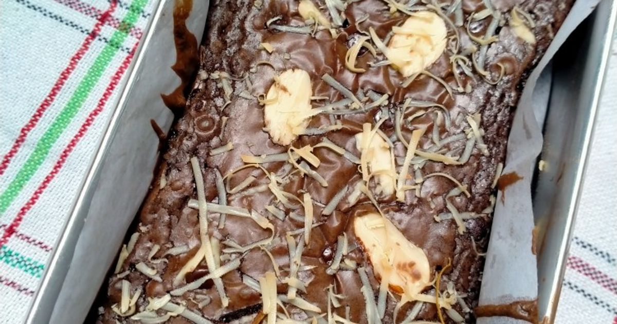 Resep Brownis Panggang Dengan Otang,Shiny Crust Nya Ciamik oleh Vikna DwiAriyani - Cookpad