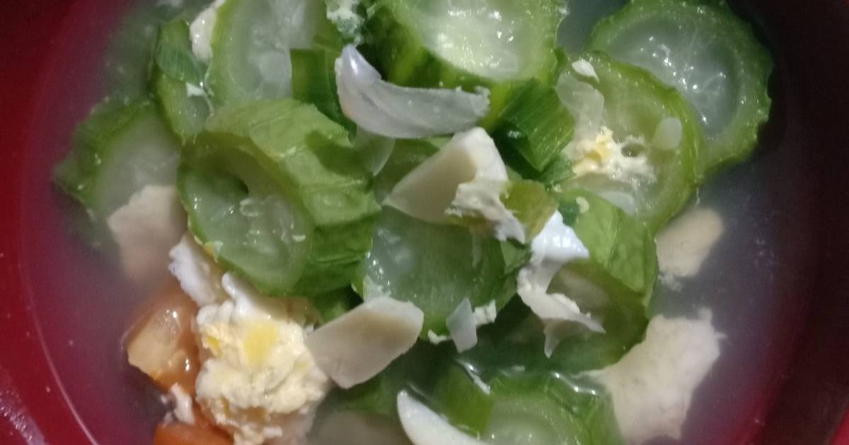 90 resep sup oyong telur tomat enak dan mudah - Cookpad