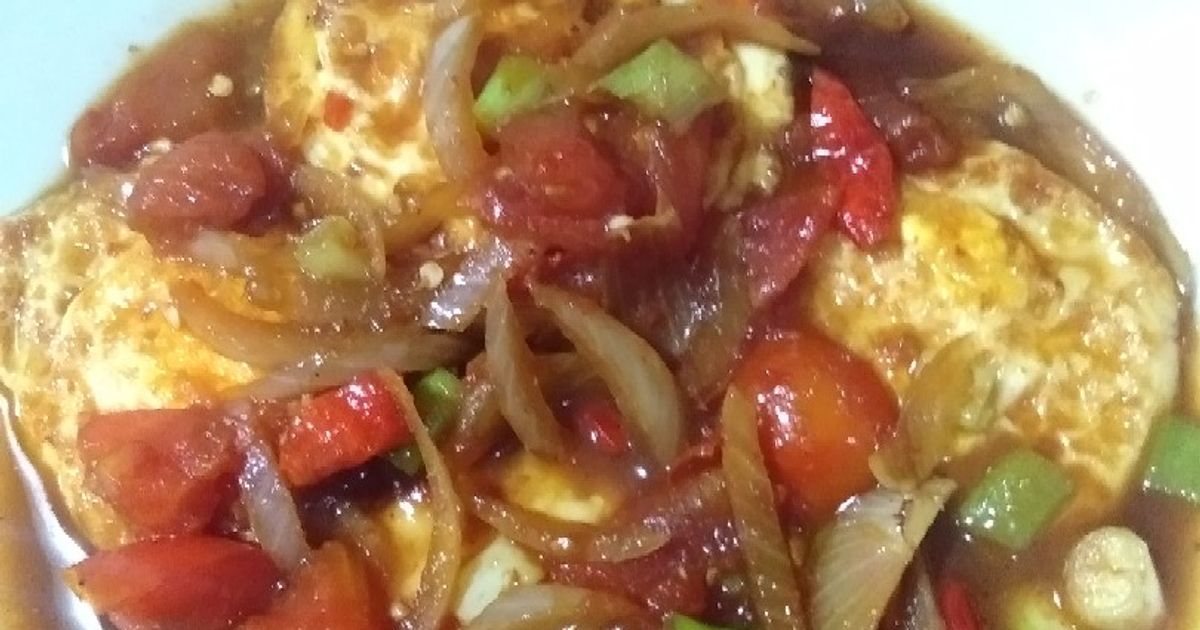 Resep Telor Ceplok Saos Kecap oleh Elva Muchtar - Cookpad