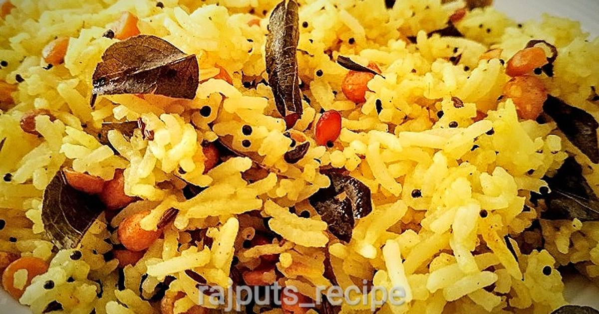 Lemon Rice or Khatta Chawal Recipe by Rajput Amita Singh - Cookpad