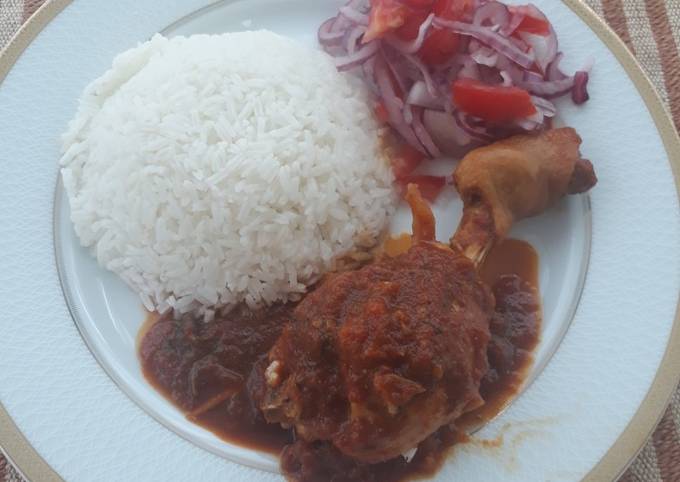 Pollo en salsa roja Receta de Rossy Olvera Oficial 83🍨🎂🍰🍦🍗🧀🍞🍊🥩🌯M- Cookpad