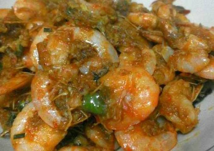 Resep Rica-rica Udang Mercon oleh Via Gusvianita - Cookpad