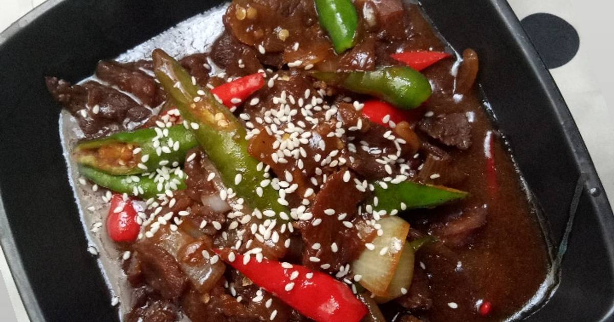 Resep Beef teriyaki ala hokben oleh Lucky Christiany - Cookpad