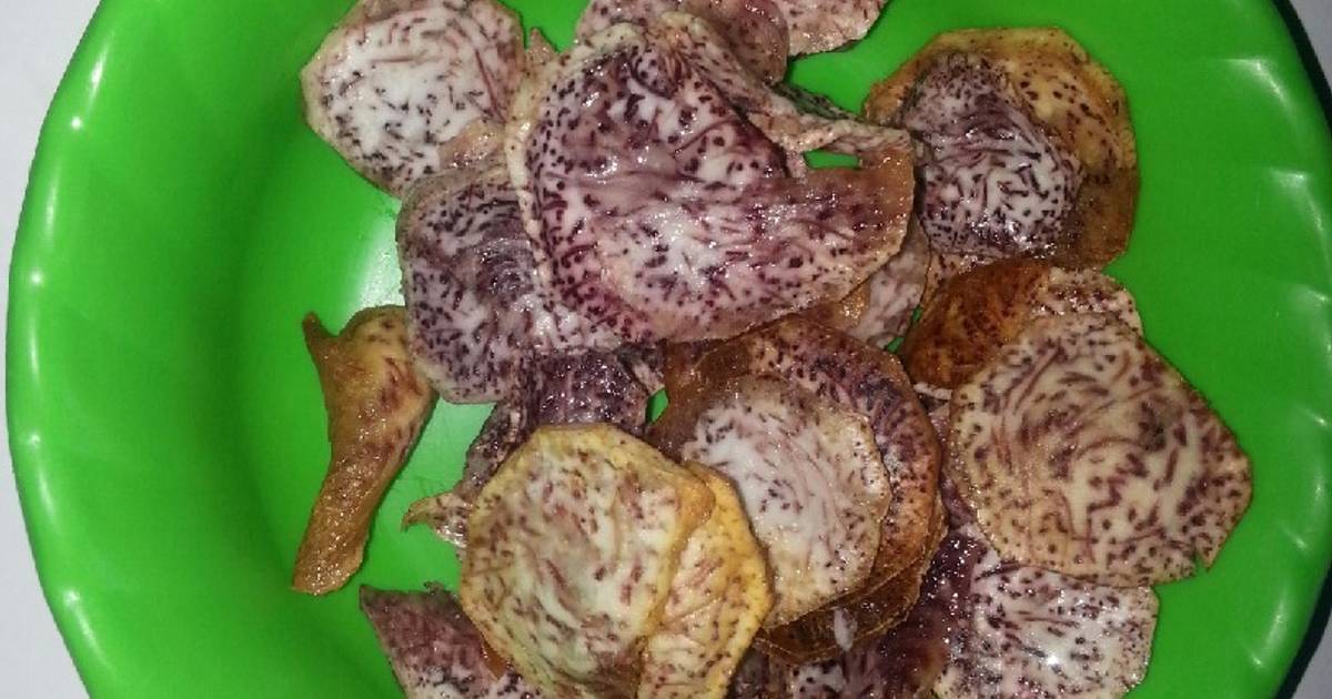 Arrow root crisps# my creative arrowroot recipe contest# Recipe by ...