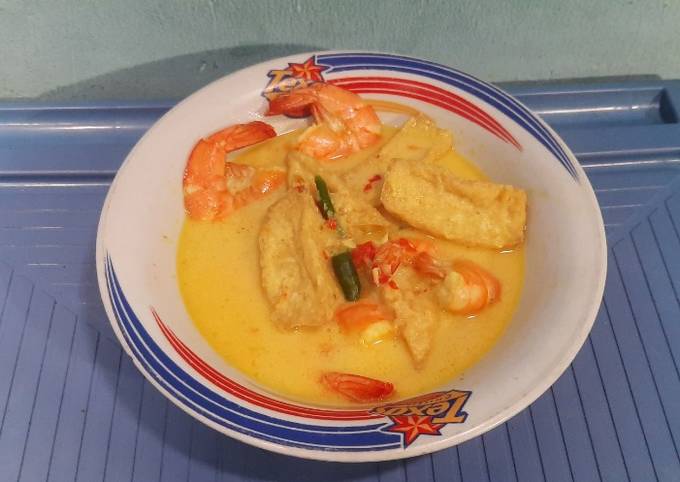 Resep Udang Tahu Kuah Kuning oleh Liony Agusta - Cookpad