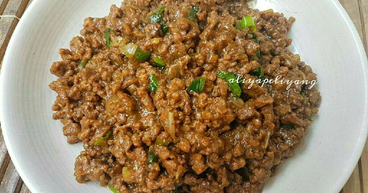 Resep Isian Daging Sapi Cincang Buat Roti Goreng oleh Aliya - Cookpad