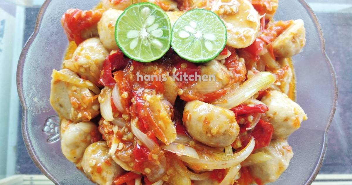Resep Oseng bakso mercon oleh Hani Rohani - Cookpad