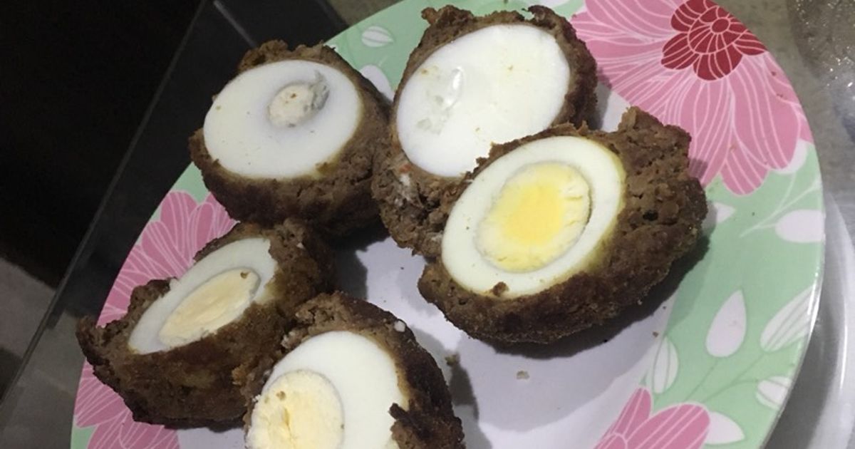 Scotched Egg (Beef) Recipe by Aicha(stardrops_cakes) - Cookpad