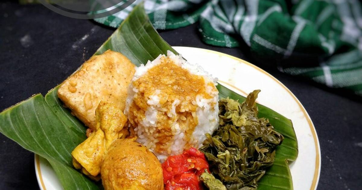 Resep Nasi ala Padang (gulai telur & tahu+sambal+lalapan) oleh Hadleny ...