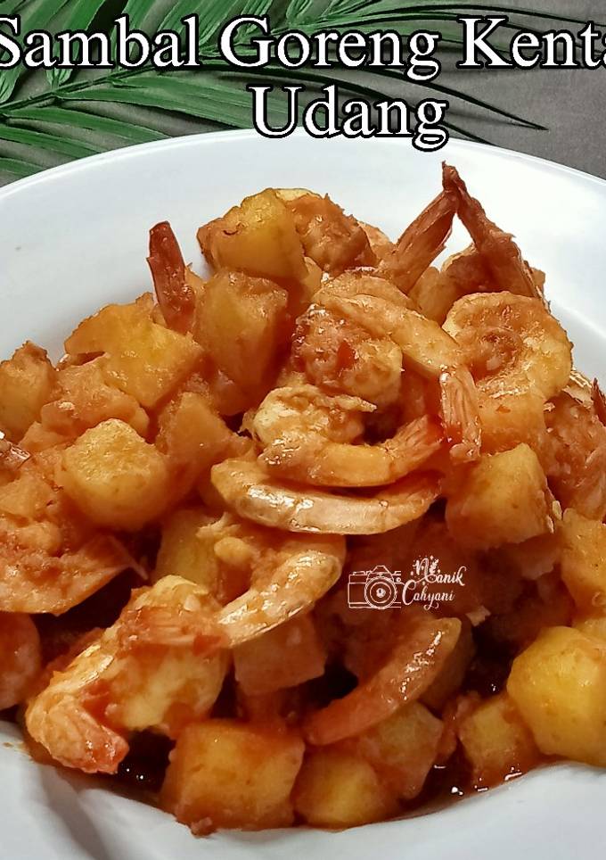 Resep Sambal Goreng Kentang Udang oleh Nanik Cahyani Hernowo - Cookpad
