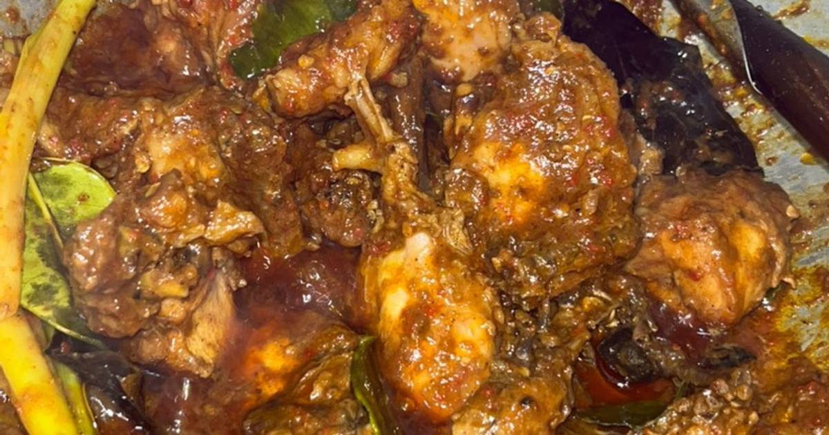 Resep Rendang Ayam Bumbu Instan Oleh Intan Np Cookpad