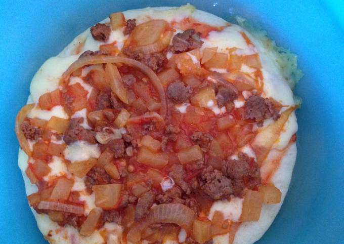 Resep Pizza Daging Jamur Mudah oleh Ala Rumah Citra - Cookpad