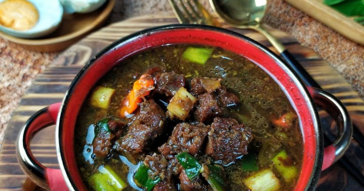 Resep rawon daging empuk & gurih: Khas Jawa Timur!