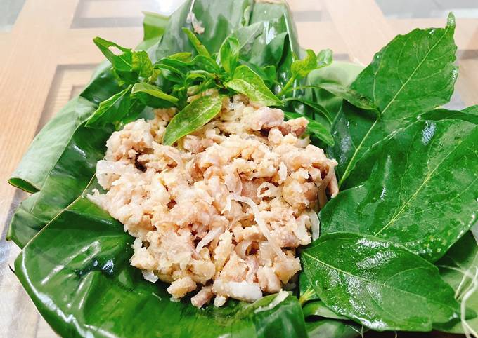 Cách Làm Món Nem Thính Nam Định Toàn Bộ Thịt đều Chín Của Phan Thị Hiền Lương Cookpad