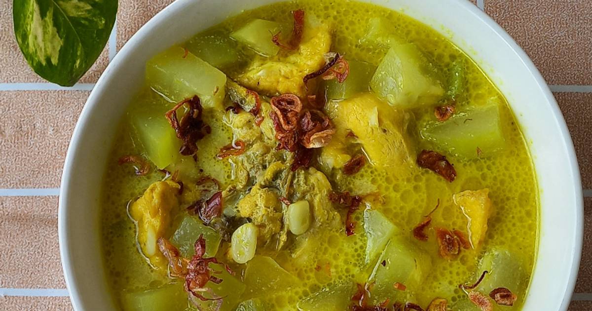 Resep Sayur gurih labu air, ayam dan tahu oleh Ima Fatmawati - Cookpad