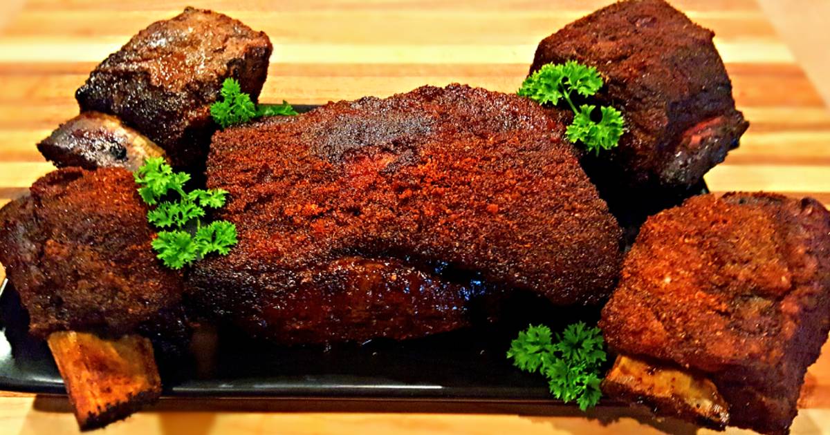Mike's BBQ Flat Smoked Brisket & Choice Short Ribs Recipe by MMOBRIEN ...