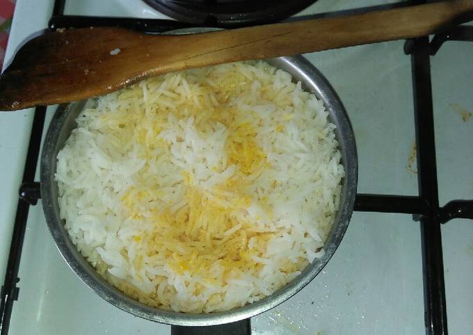 Boiled rice in Palm oil Recipe by Edith - Cookpad