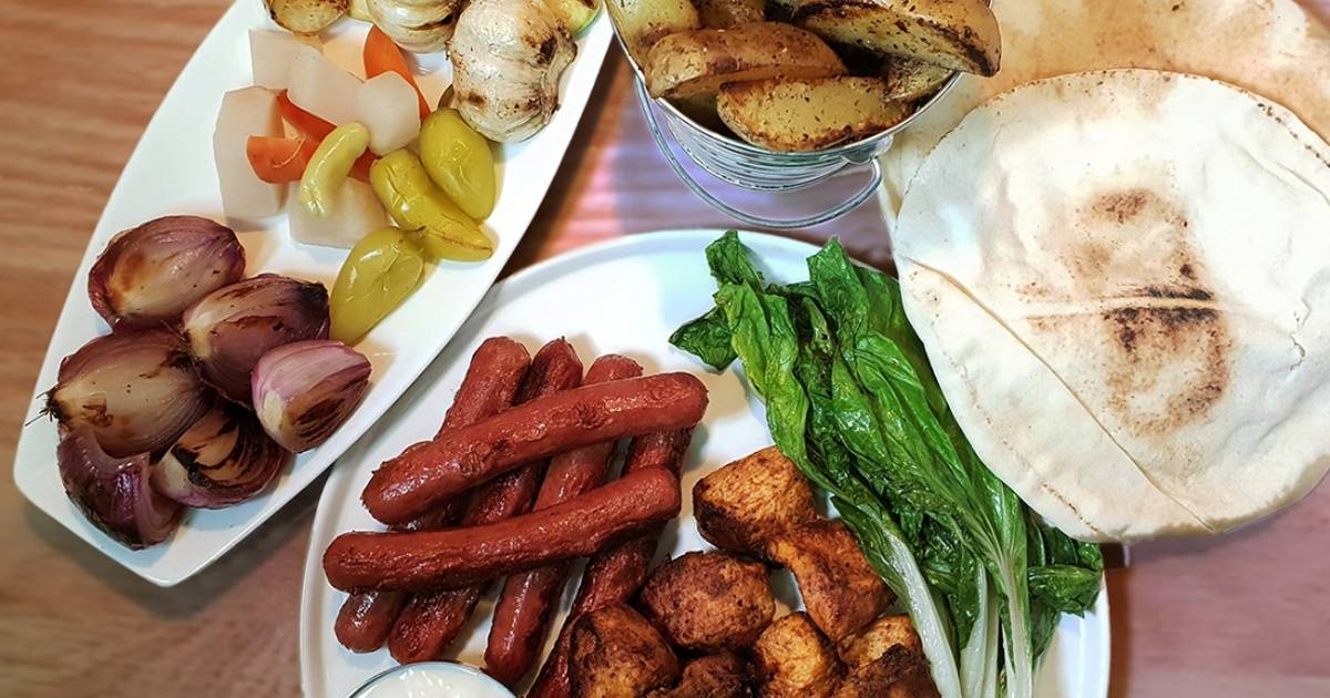 Arabic Chicken Kebabs with Herbed Potatoes Recipe by Inish Issac - Cookpad