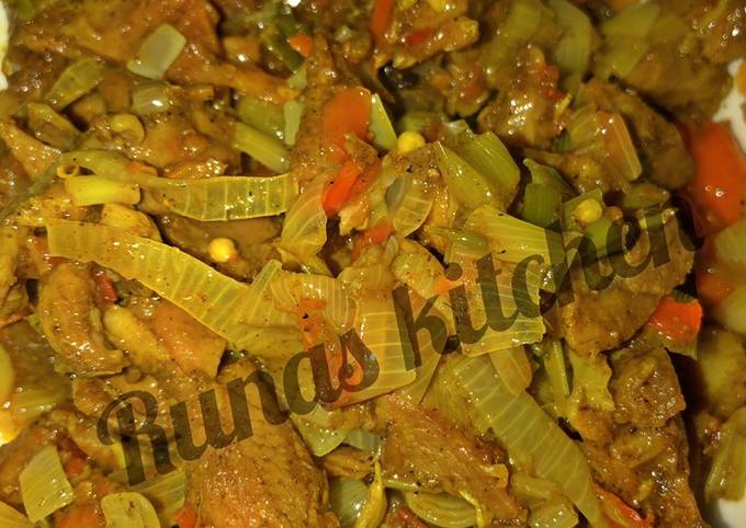 Gas meat Recipe By RuNas kitchen girki daga RuNas Kitchen - Cookpad