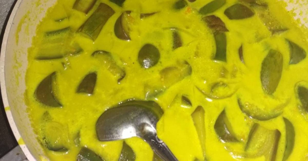 Resep Terong ungu kuah kuning oleh Mia Justika - Cookpad