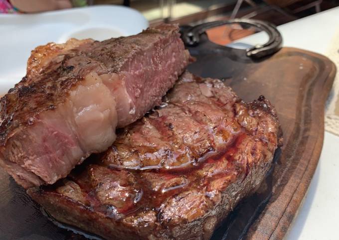 Rib eye a la parrilla Receta de Sommelier del Asado- Cookpad