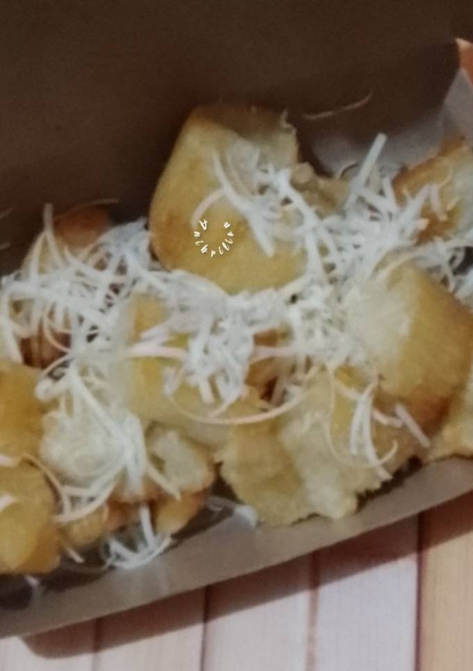 Resep Singkong keju plus tips singkong mempur+merekah oleh Ani Brilian - Cookpad