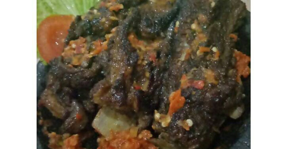 Resep Iga Bakar Penyet oleh Rachel Landjang - Cookpad