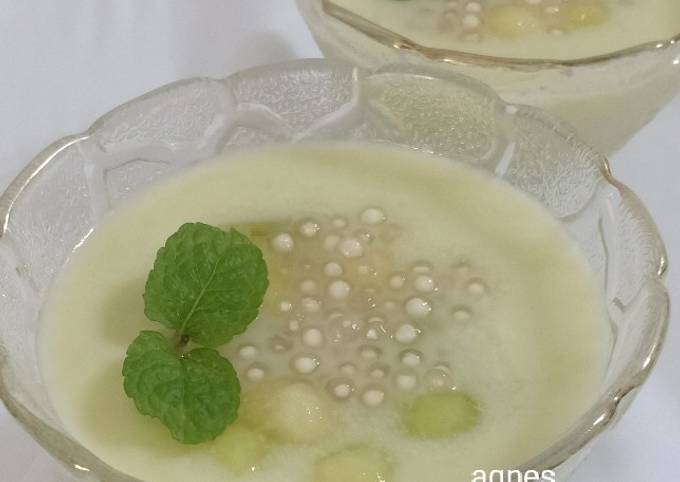 Resep Es Sago Melon Lidah Buaya oleh Agnes エミリア 💕 - Cookpad