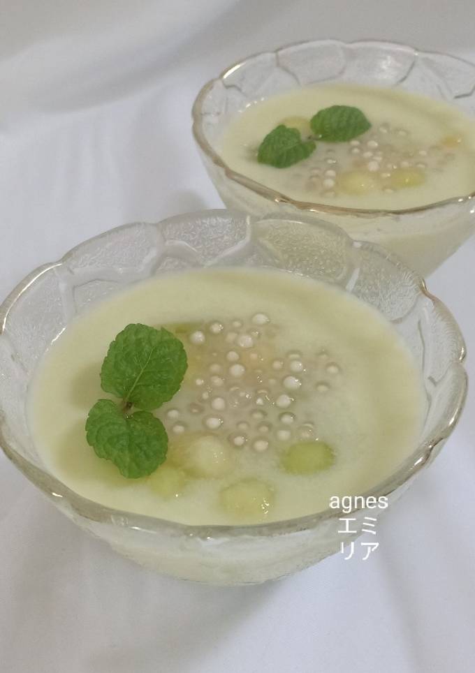 Resep Es Sago Melon Lidah Buaya oleh Agnes エミリア 💕 - Cookpad