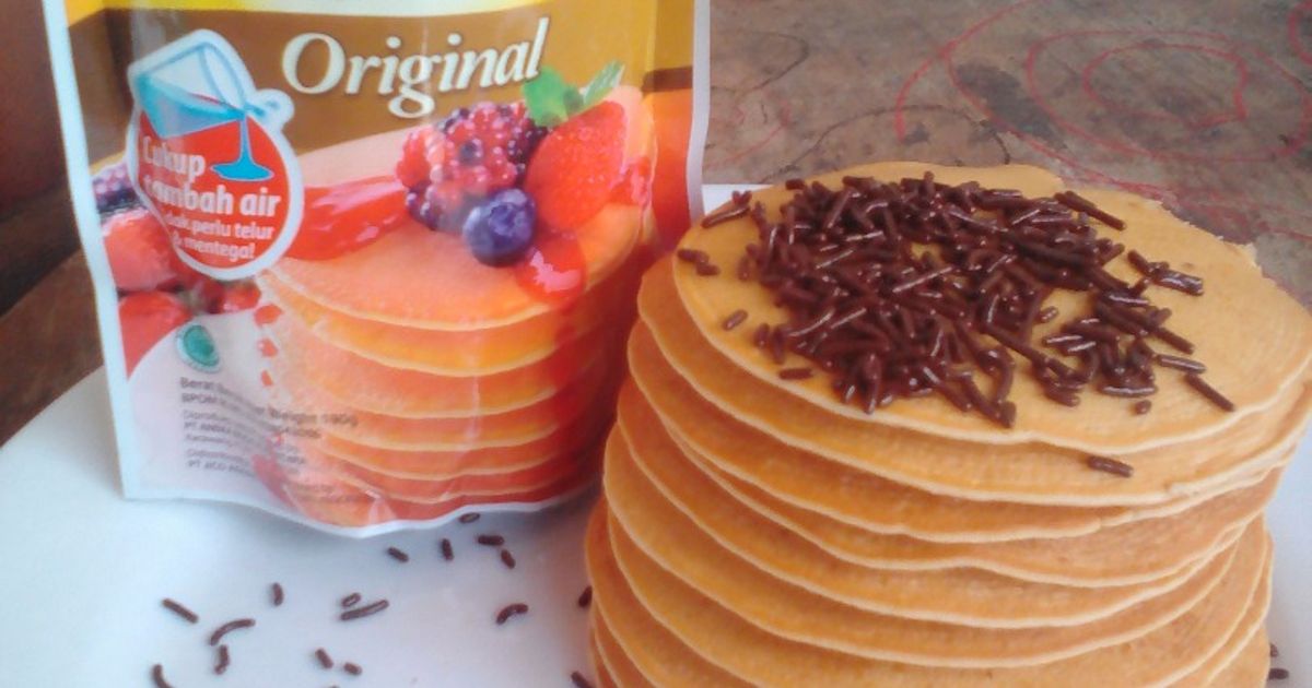 Resep Pancake Permiks Mamasuka oleh Mawar MWR_kitchen - Cookpad