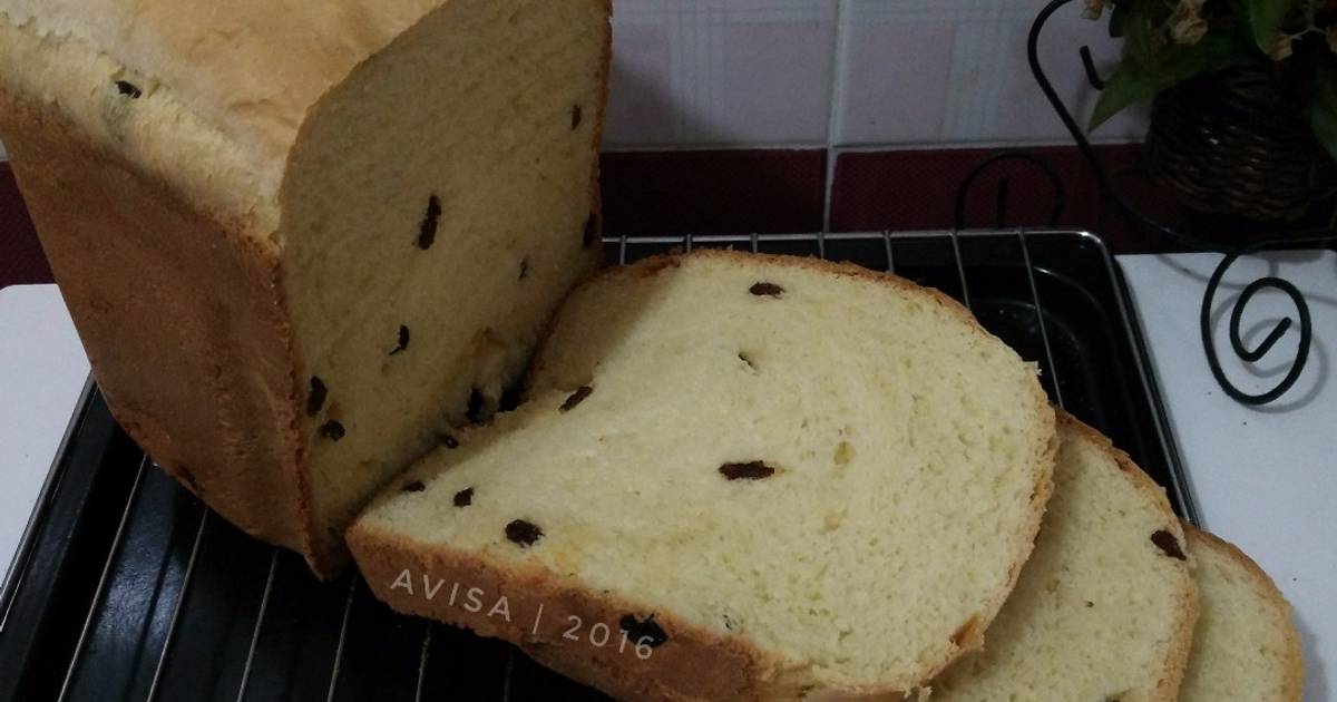 Resep Roti kismis bread maker oleh Avisa - Cookpad