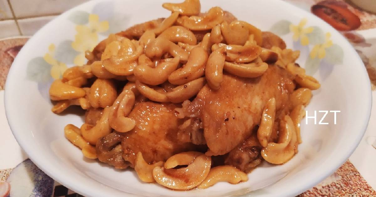 Resep Si manis kacang Mede dan sayap ayam oleh hestynwln cooking - Cookpad
