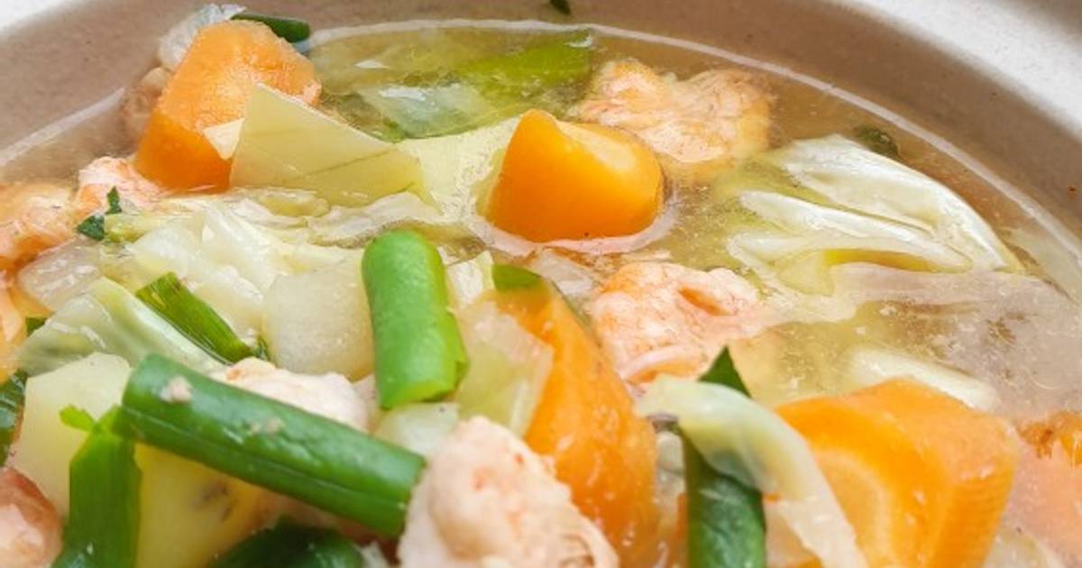 Resep Sop Udang gurih dan sehat oleh NIDIA RAKARAI - Cookpad