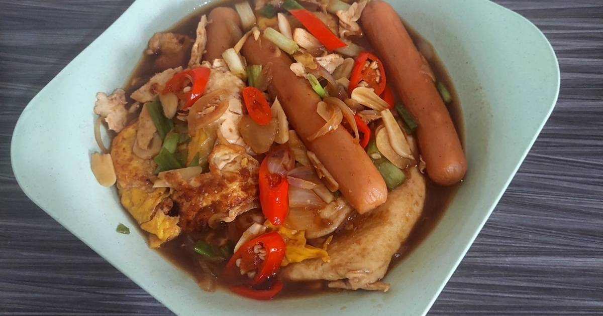 Resep Telur Sosis Saus Tiram oleh Dapur B'wish - Cookpad