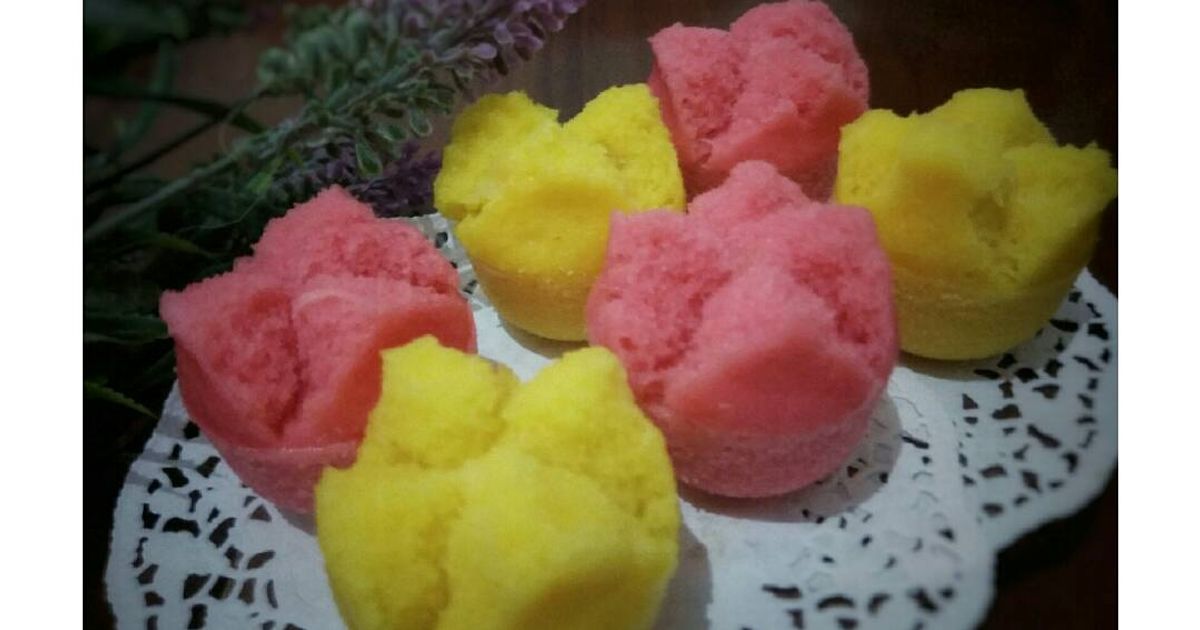 Resep Kue Mangkok / Apem Mekrok oleh Teta Giya Kharina - Cookpad