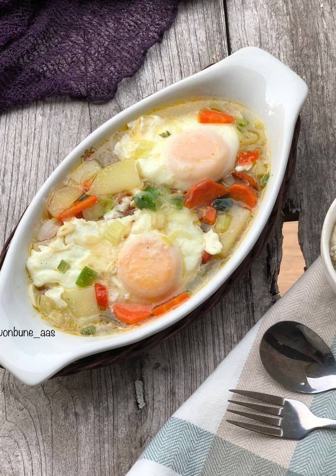 Resep Sup Sayur & Telur oleh pawonbune_aas - Cookpad