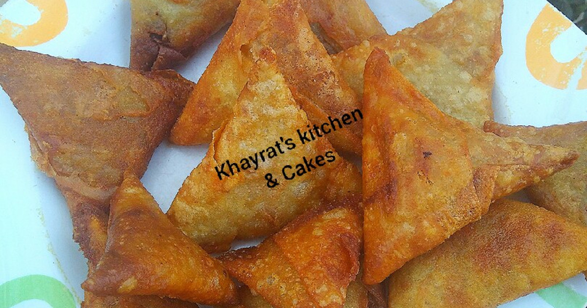 Samosa Wrap& Folding Method Recipe Recipe by Khayrat's Kitchen& Cakes ...