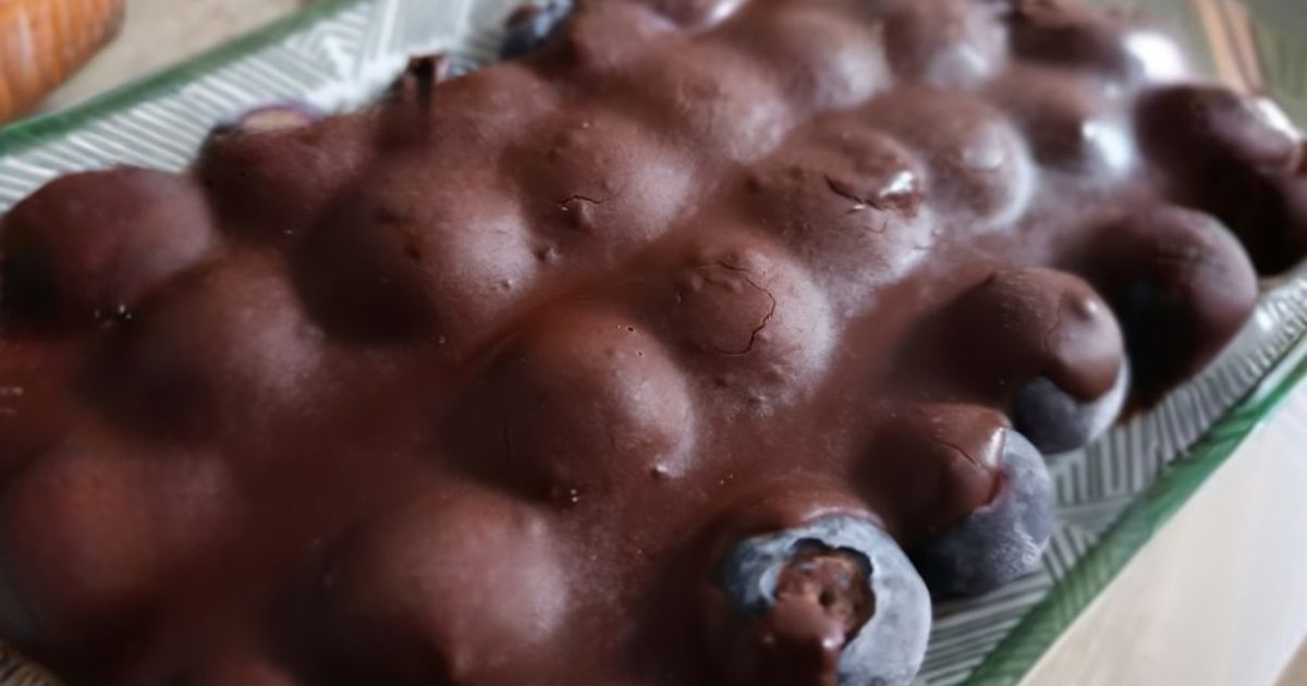 Tiktok Trending: Choc Blueberry Bark 🫐🍫🤯 // Barra De Chocolate ...