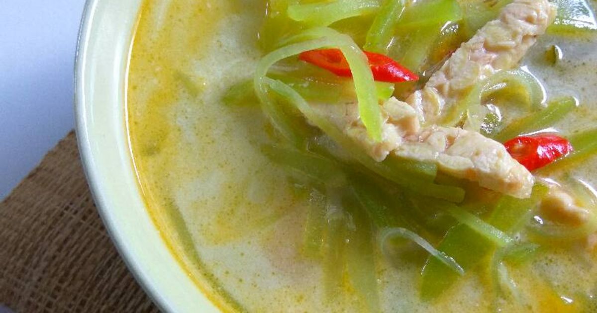 Resep tumis tempe labu siam santan rumahan enak dan mudah - Cookpad