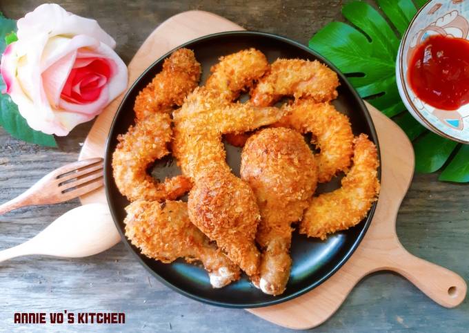 Cách Làm Món Gà rán siêu dễ và siêu ngon của Annie Vo - Cookpad