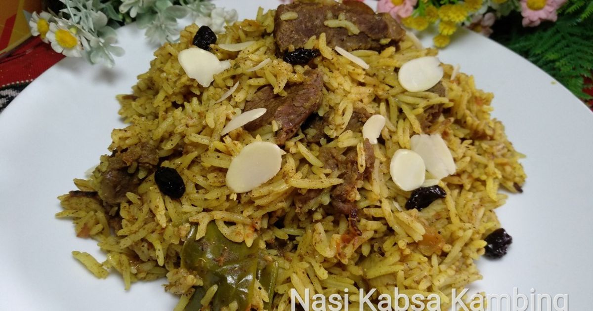 Resep Nasi Kabsa Kambing Rice Cooker oleh Evida Kartini - Cookpad