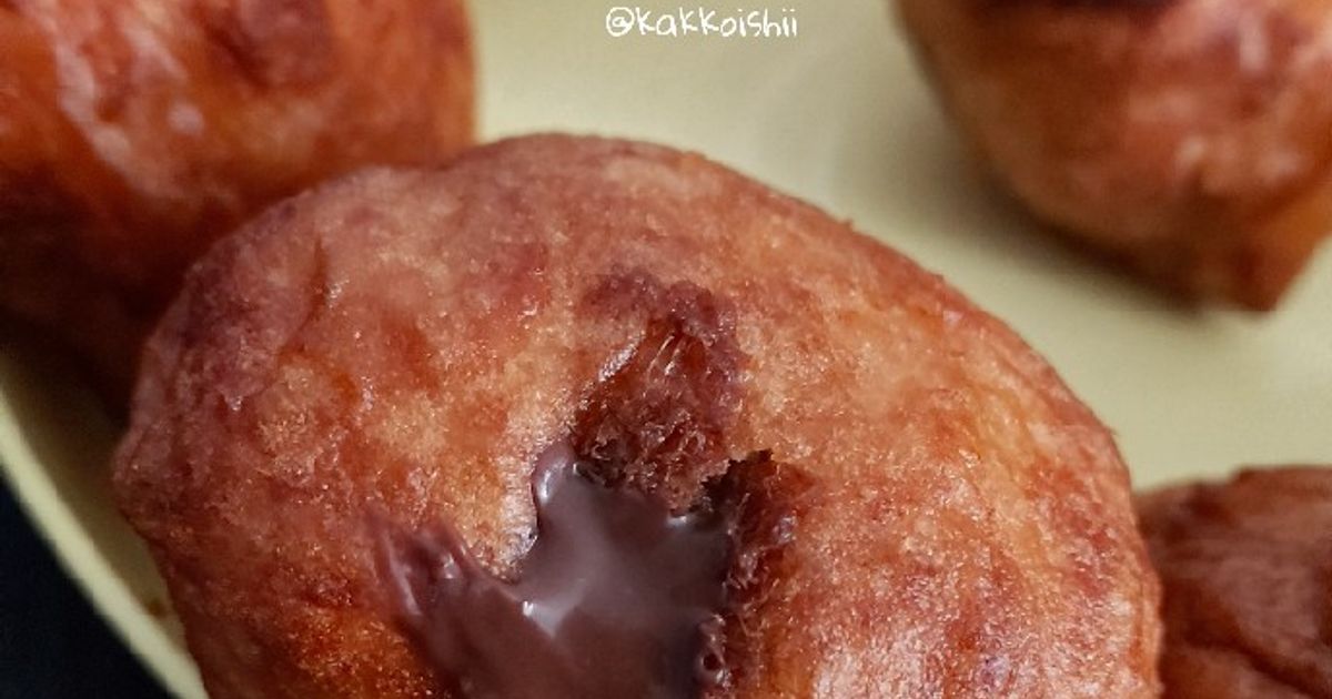 Resep Donut Crispy Ala Chef Yuda Bustara oleh Kakkoishii - Cookpad