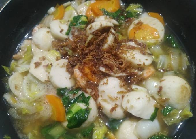 Resep 2.Capcay udang baso ikan oleh Noniksahaya - Cookpad