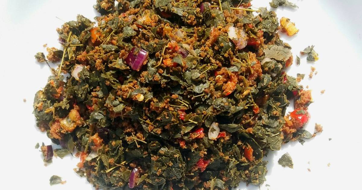 Kwadon zogale(moringa salad) Recipe by Maryam Shamaki - Cookpad