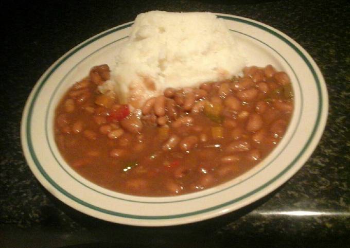 Simple pap and baked bean soup Recipe by Edna - Cookpad