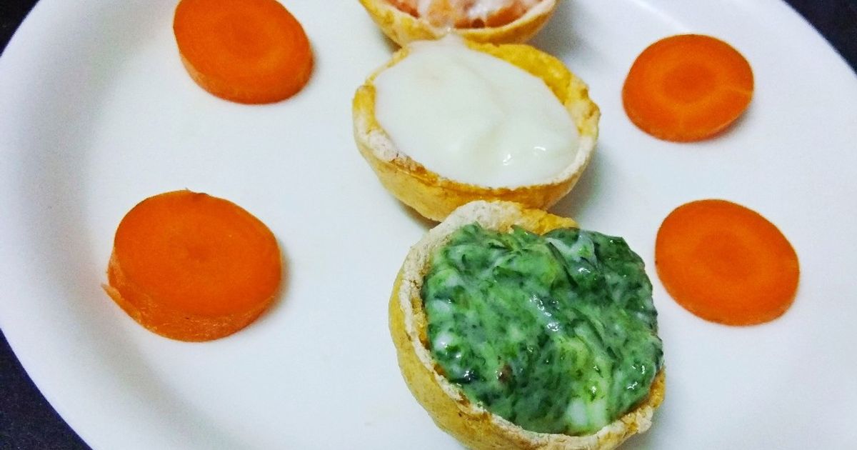 Edible Corn Canapes With Tricolor Rabdi Recipe by Bishakha Kumari ...